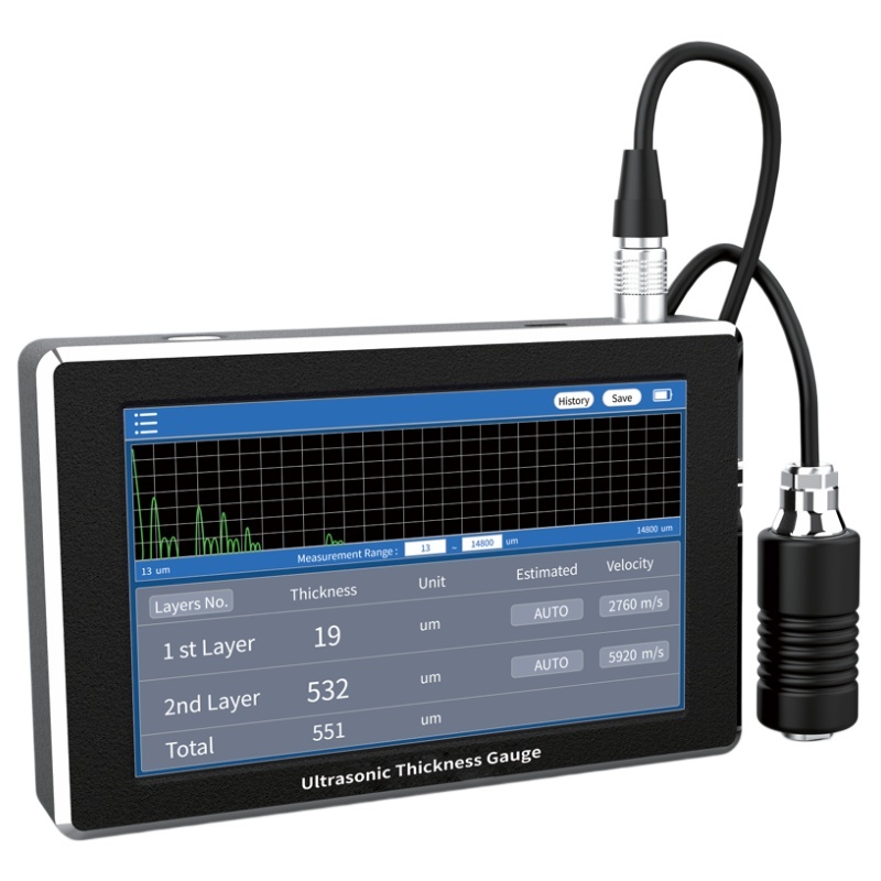 86216 Ultrasonic Thickness Gauge with Micron Accuracy